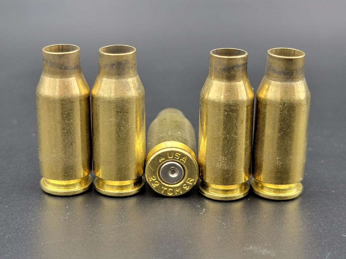 22 TCM Rifle - Once Fired Brass | 100 Casings – SHOP MOJO PRECISION