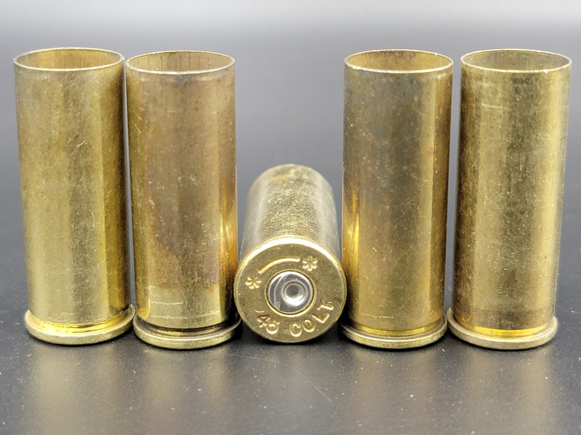 45 Colt Pistol - Once Fired Brass | 100 Casings – SHOP MOJO PRECISION